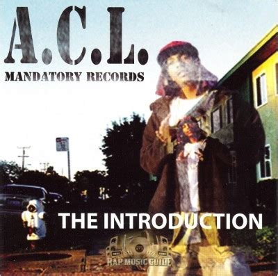 Acl The Introduction 1st Press Cd Rap Music Guide