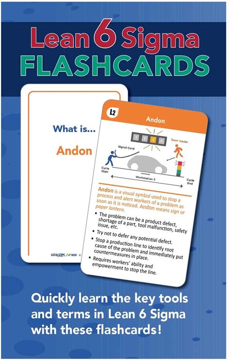 Lean 6 Sigma Flashcards Toys And Games
