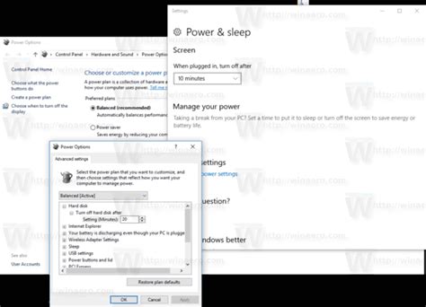 add power options context menu in windows 10