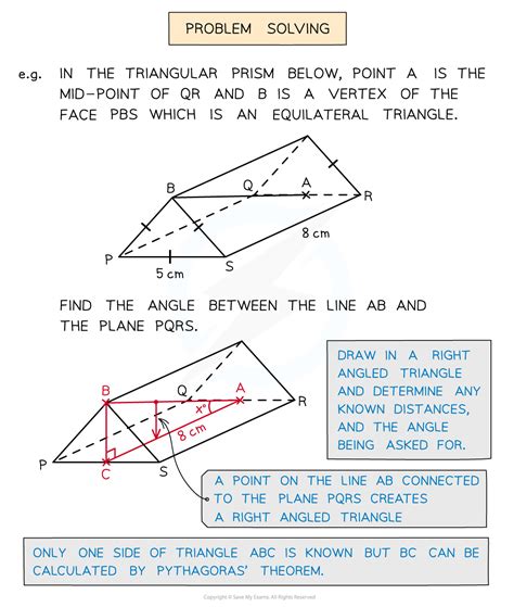 3d Pythagoras And Trigonometry Aqa Gcse Maths Revision Notes 2022