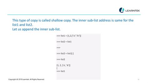 Shallow Copy And Deep Copy Pptx Programming Languages Computing