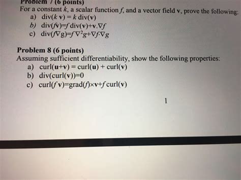 solved proof curl f v grad f v f curl v please help me to