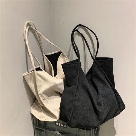 Вельветовая сумка-шоппер | AliExpress