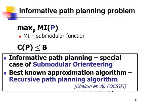 Ppt Efficient Planning Of Informative Paths For Multiple Robots Powerpoint Presentation Id