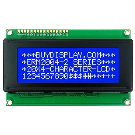 jual lcd 2004 lcd arduino 20 x 4 biru kuning tulisan putih 20x4