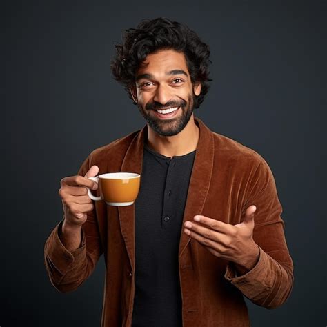 Premium Photo Indian Man With Tea Or Coffee Cup Or Mug Drinking