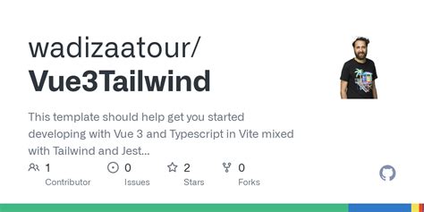 GitHub Wadizaatour Vue Tailwind This Template Should Help Get You Started Developing With Vue