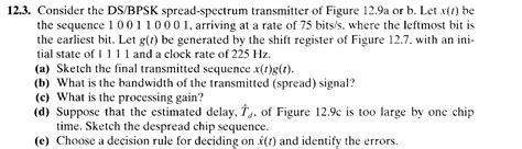 123 ﻿consider The Dsbpsk Spread Spectrum