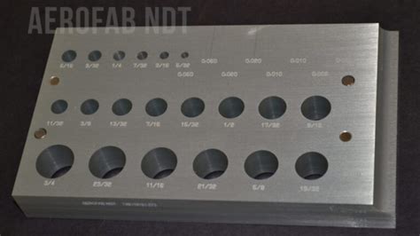 Eddy Current Probe Aerofab Ndt Reference Standards