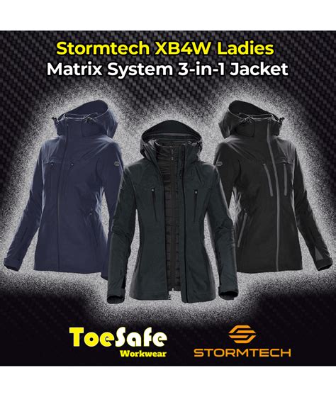 Stormtech Ladies Matrix System Jacket Coats And Jackets From Toesafe