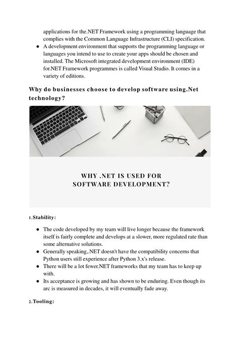 PPT Why Is Net Technology Recognised For Software Development PowerPoint Presentation ID