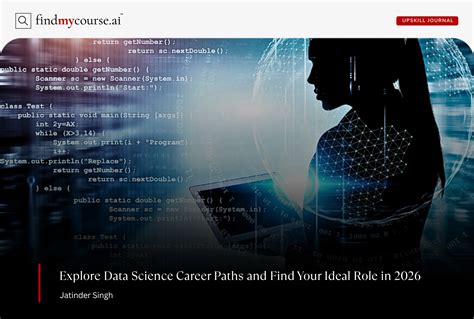 Data Science Career Paths Guide To Growth Find My Course