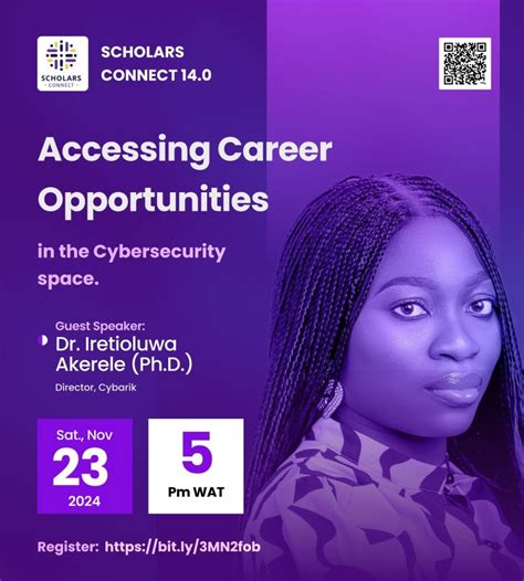 I Will Be Speaking At Scholars Connect On The Topic “accessing Career