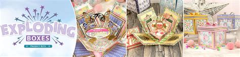 Exploding Boxes Hunkydory Collections Papercraft Hunkydory Crafts
