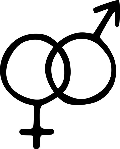 SVG Male Gender Sexuality Female Free SVG Image Icon SVG Silh