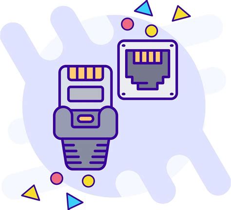 Ethernet Freestyle Icon 38259380 Vector Art At Vecteezy