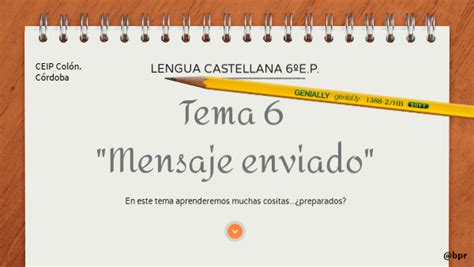 Tema Lengua º Genially