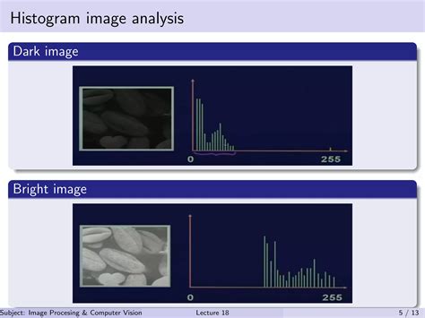 Histogram Operation In Image Processing Pdf Photo Editing Software