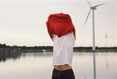 Premium Photo Man Undressing Outdoors