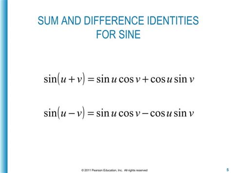 Lecture 16 Section 62 Sum Difference Identities Ppt Physics Science
