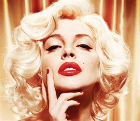 FotogalÉria Lindsay Lohan Ako Marilyn Monroe Avšak úplné Nahá