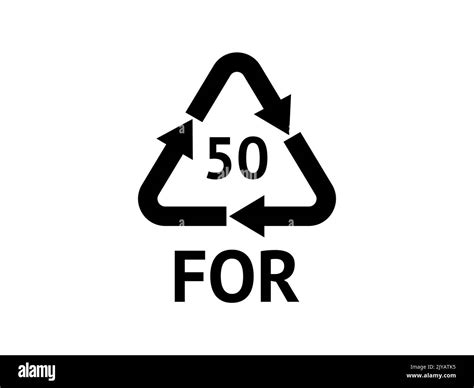 Organic Recycling Codes Recycling Symbol On An Isolated Background Mobius Strip Special Icon