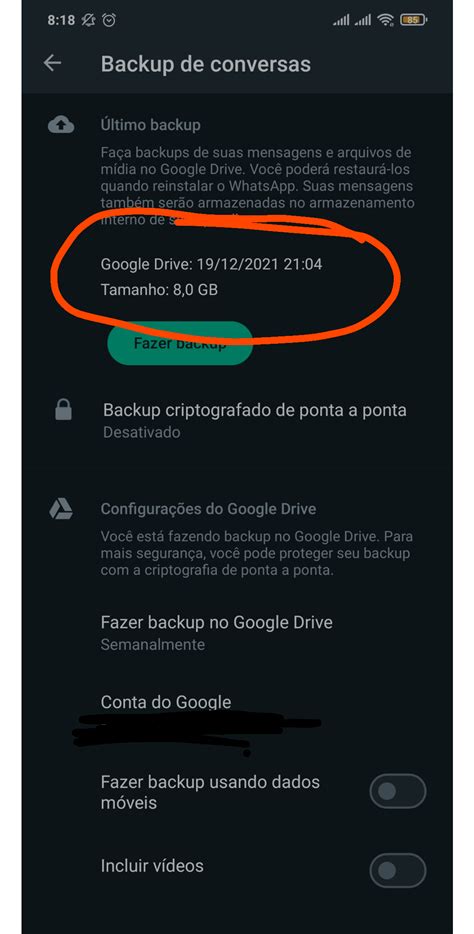 Whatsapp Does Not Complete Backup Of Conversations R Whatsapp
