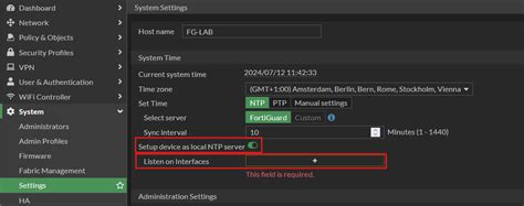 Fortigate Ntp Konfiguration Ingentive Networks Gmbh