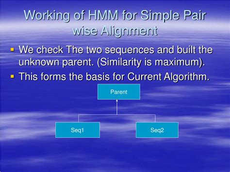 PPT A Hidden Markov Model For Progressive Multiple Alignment PowerPoint Presentation ID