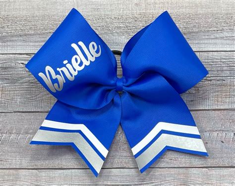 Red And Royal Blue Cheer Bow Red Cheer Bow Red Royal Blue White Cheer