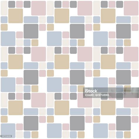 사각형 타일 패턴 0명에 대한 스톡 벡터 아트 및 기타 이미지 0명 기하 도형 단순함 Istock