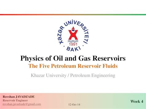 Pdf Physics Of Oil And Gas Reservoirs Dokumen Tips