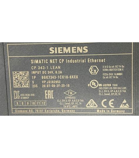 Siemens 6gk7343 1cx10 0xe0