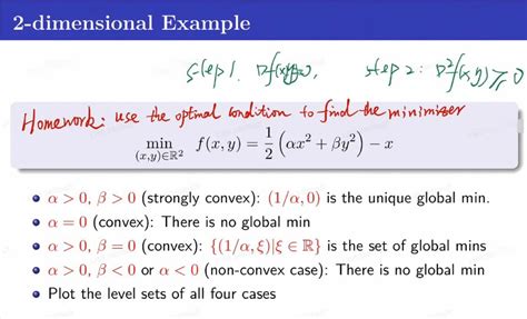 Solved 2 Dimensional Example Glep 1 ∇fxy0 Step 2
