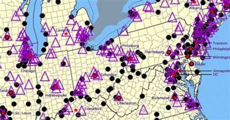 Declassified Map Shows Us Cities That Would Be First Hit By Nuclear