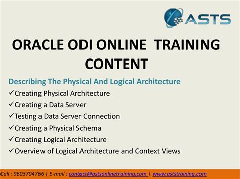 PPT ODI Online Training ODI Training ASTSTraining PowerPoint Presentation ID
