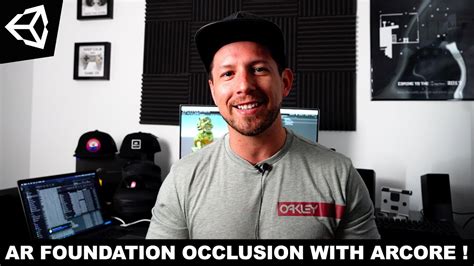 unity ar foundation ar occlusion ar core depth api youtube