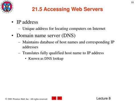 Ppt Chapter 21 Web Servers Iis Pws And Apache Powerpoint Presentation Id4001534