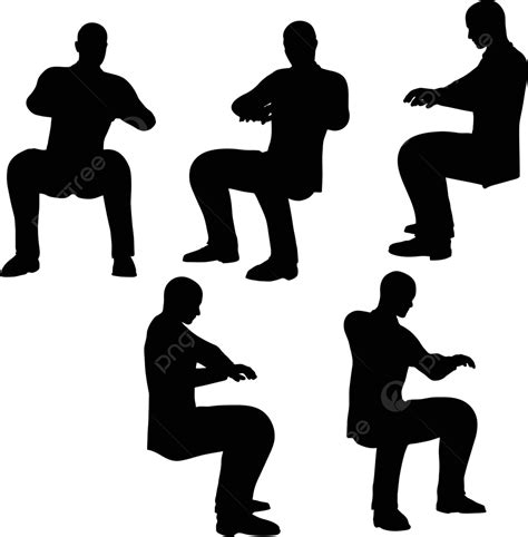 Businessman Typing Vector Outline Touch Vector Vector Outline Touch