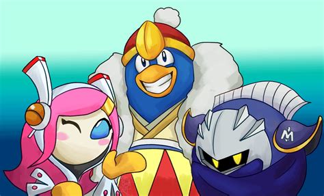 I Drew 3 Of My Fav Kirby Characters This Was Made For An Ingame Profile Banner R Kirby