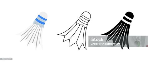 셔틀 콕 아이콘입니다 트렌디한 현대 평면 선형 벡터 왕복 아이콘 선 스포츠 컬렉션 편집 가능한 개요 스트로크 벡터 일러스트 레이 션에서에서 흰색 배경 0명에 대한 스톡 벡터