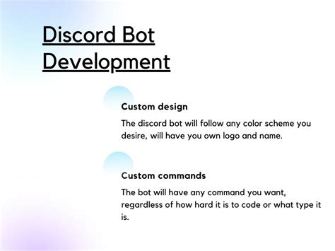 custom discord bot in javascript community bot development upwork