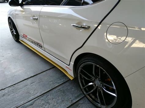 아반떼 스포츠 사이드 디퓨저 제작 도색 장착 작업 Frp Tyche Design 티케 디자인 Facebook