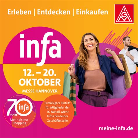 Infa 2024 Rabattcode Für Ig Metall Mitglieder Ig Metall Braunschweig