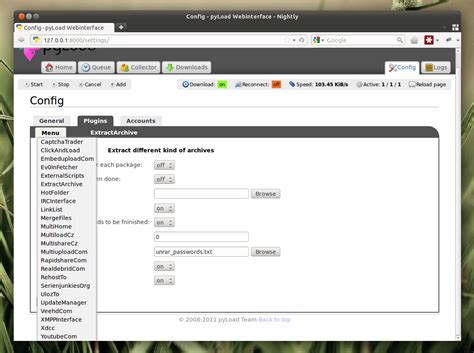 pyload lightweight download manager for one click hosters ~ web upd8