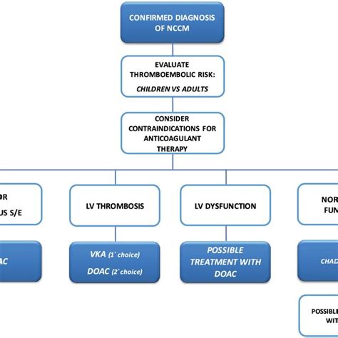 Proposed Flow Chart For Anticoagulation Therapy In Nccm Patients Download Scientific Diagram