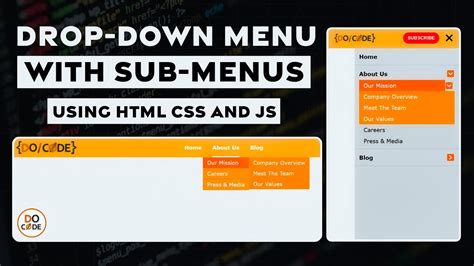 🔥 How To Create A Responsive Dropdown Menu Using Html Css And
