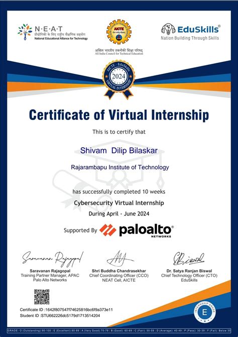 shivam bilaskar on linkedin cybersecurity internship paloaltonetworks digitalsecurity