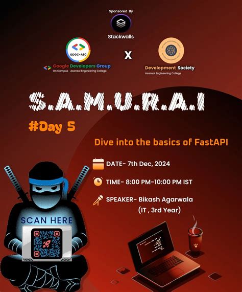 Gdg On Campus Aec On Linkedin Samurai Backenddevelopment Fastapi