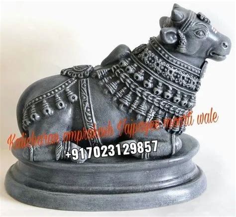 Marble Black Nandi Statue At Rs Marble Nandi Statue In Jaipur Id